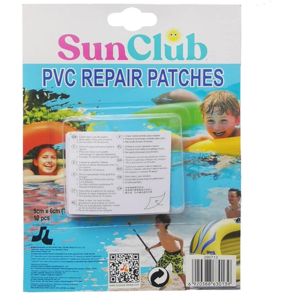 Sun Club Pool / PVC repair kit, Inflatable Toys repair patches 5x6 cm ...