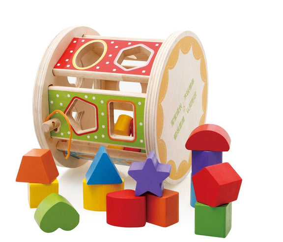 Round Shape Intelligence wooden toy- Bait Al Tarfeeh – Bait AL Tarfeeh